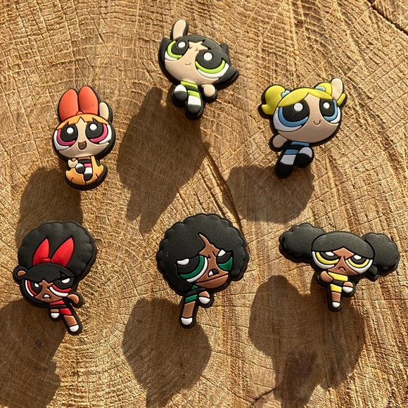CROCS | Accessories | Powerpuff Girls Shoe Charm Set For Crocs | Poshmark